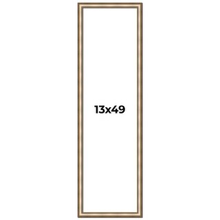 13x49 Frame Gold Solid Wood Shadow Box Width 1.5 Inches | Interior ...
