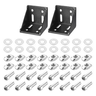 2Set 8080 European Inside Corner Bracket Gusset Kits, 78x78x79mm ...