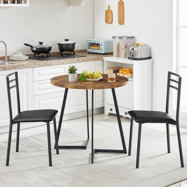 small round dining table for 3