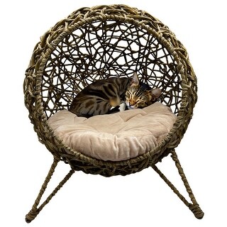 23 inches High Elevated Weaved Cat Beds - 20 x 20 x 23 in. - Bed Bath ...