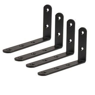 Furniture Angle Bracket Stainless Steel Brace Support 125x75mm,4pcs ...