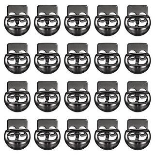 20Pcs Alloy Spring Cord Lock Ends Toggle for Shoelaces 14.2x16.6mm - 14 ...