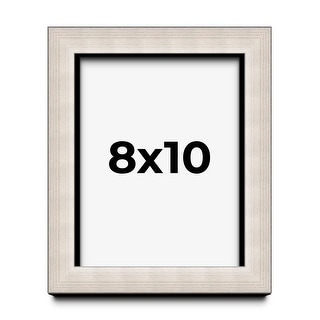 8x10 Shadow Box Frame Silver Real Wood Contemporary Shadowbox Display ...