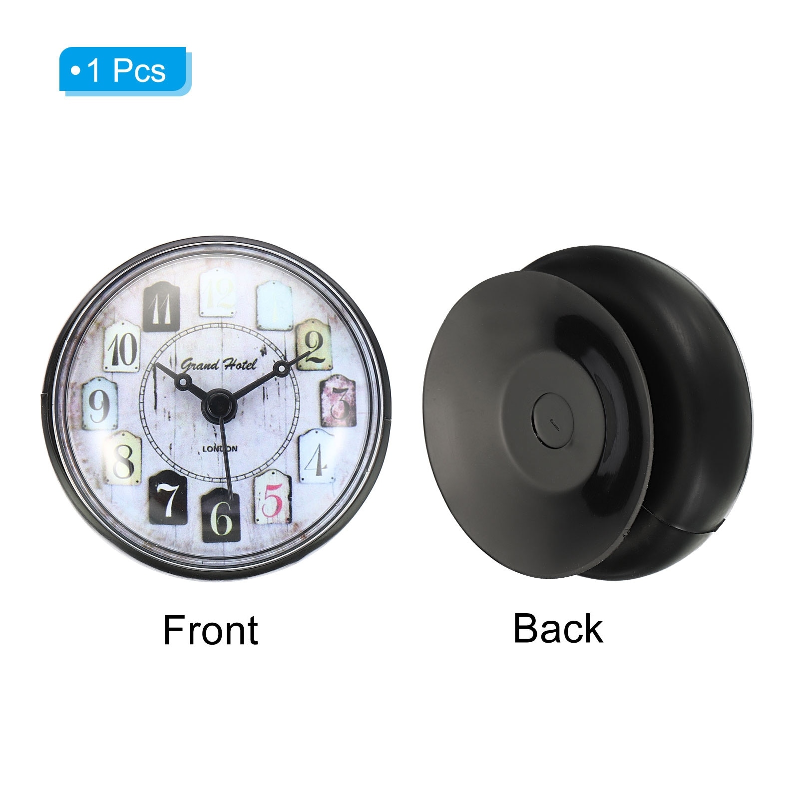 bathroom clock mirror