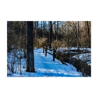 Richard M Nixon County Park York Pennsylvania Snow Art Print/Poster ...