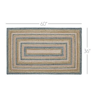 Kaila Jute Rug Rect w/ Pad 36x60 - Bed Bath & Beyond - 39065416