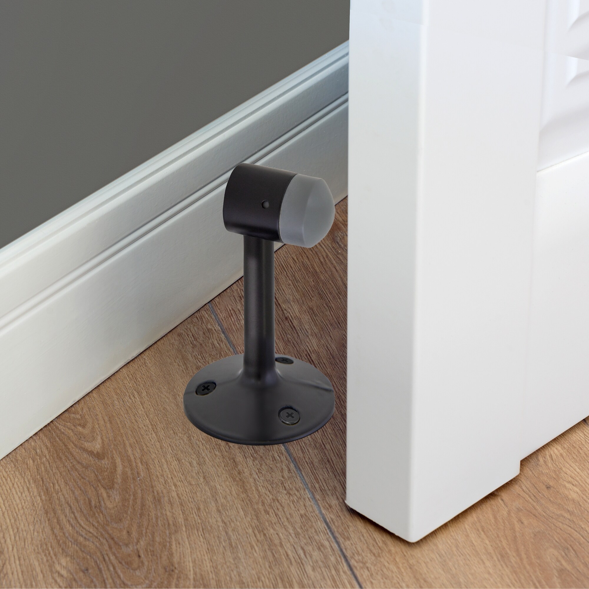 Design House 189316 4" Floor Mounted Gooseneck Door Stop - Pack of 2 ...
