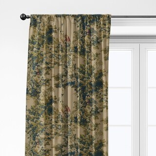 Dolce Empire Cotton Simple Top Pocket Drapery Panel Set of 2 - Bed Bath ...