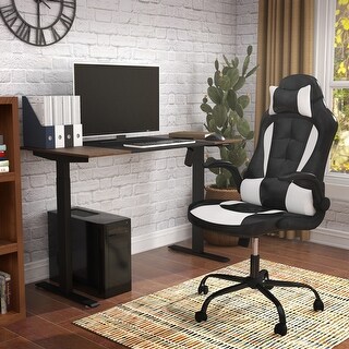 Furniture of America Getty 2-piece Adjustable Standing Desk and Chair ...