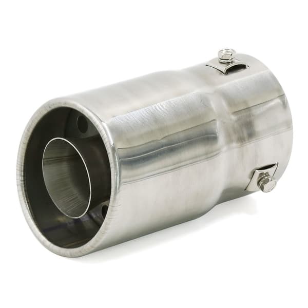 Unique Bargains Universal 80mm Inlet Screw Fix Exhaust Muffler Tail ...