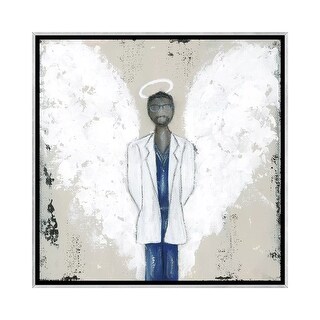 iCanvas "African American Doctor Angel" by Ashley Bradley Framed - Bed ...