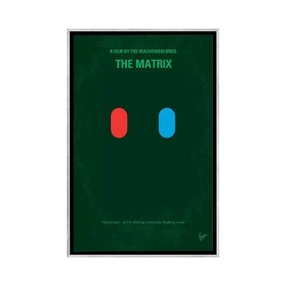 iCanvas "The Matrix (Which Pill Do You Choose?) Minimal Movie Poster ...