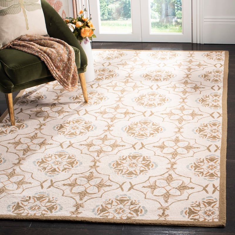SAFAVIEH Handmade Chelsea Kolja French Country Wool Rug - Overstock ...