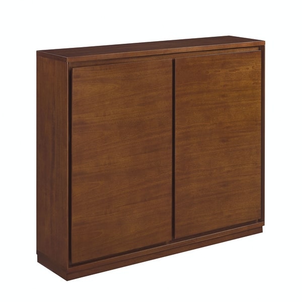 Walnut-colored Sideboard, Storage Cabinet - N/A - Bed Bath & Beyond ...