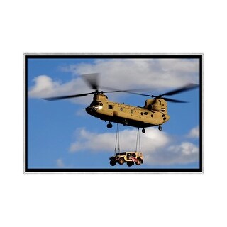 iCanvas "A US Army CH-47 Chinook Helicopter Transports A Humvee" by ...