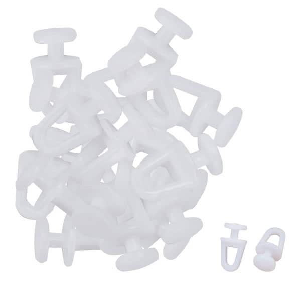 Window Plastic Curtain Glider Track Wheel Carrier Slide Rollers 30pcs ...