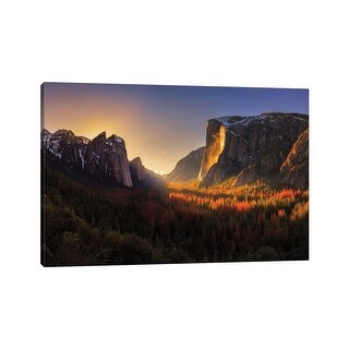 iCanvas "Yosemite Firefall" by Yan Zhang Canvas Print - Bed Bath ...