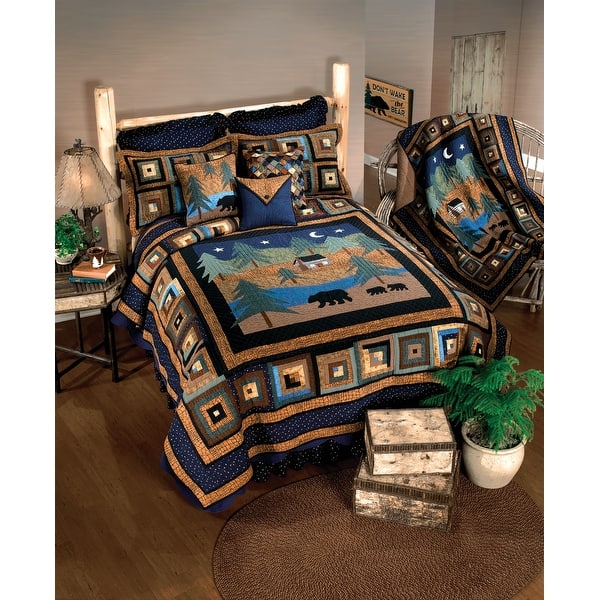 Donna Sharp Midnight Bear Throw - Bed Bath & Beyond - 18779655
