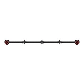 Stire Industrial Metal Plum Coat Rack, Sand Black - Bed Bath & Beyond ...