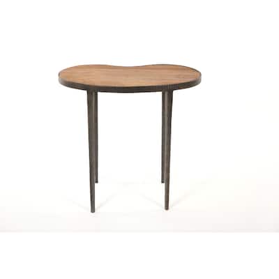 Kidney End Table in Natural - Overstock - 32597852