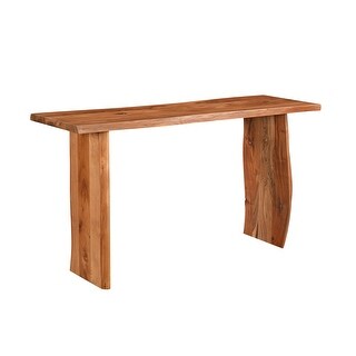 Sienna Live Edge Wood Console Table - Bed Bath & Beyond - 37384260