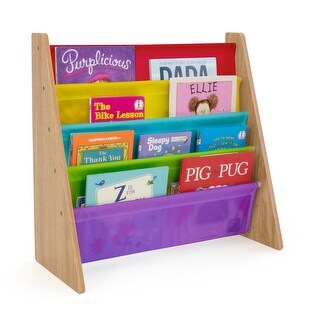 Rainbow Kids Book Rack Storage Bookshelf, 4 Tiers - Bed Bath & Beyond ...