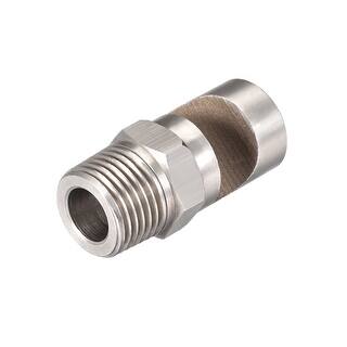 Floodjet Spray Tip, Stainless Steel Wide Angle Flat Fan Nozzle - Silver ...