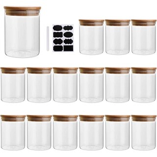 Clear Glass Food Storage Containers Set Airtight Food Jars - Bed Bath ...