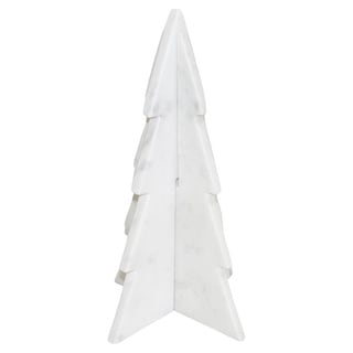 Sm. White Marble Christmas Tree - White - Bed Bath & Beyond - 41115509