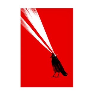 Robert Farkas 'Laser Crow' Canvas Art - Bed Bath & Beyond - 39536229