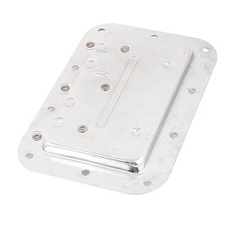 Rectangle Recessed Pull Flush Inset Sliding Door Drawer Handle 10 Pcs ...