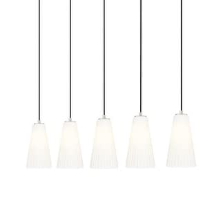 Z-Lite 3043P6-5L Farrell 5 Light 42" Wide Linear Chandelier - Bed Bath ...