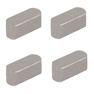 12mmx5mmx5mm 304 Stainless Steel Key Stock Keystock Silver Tone 4pcs ...