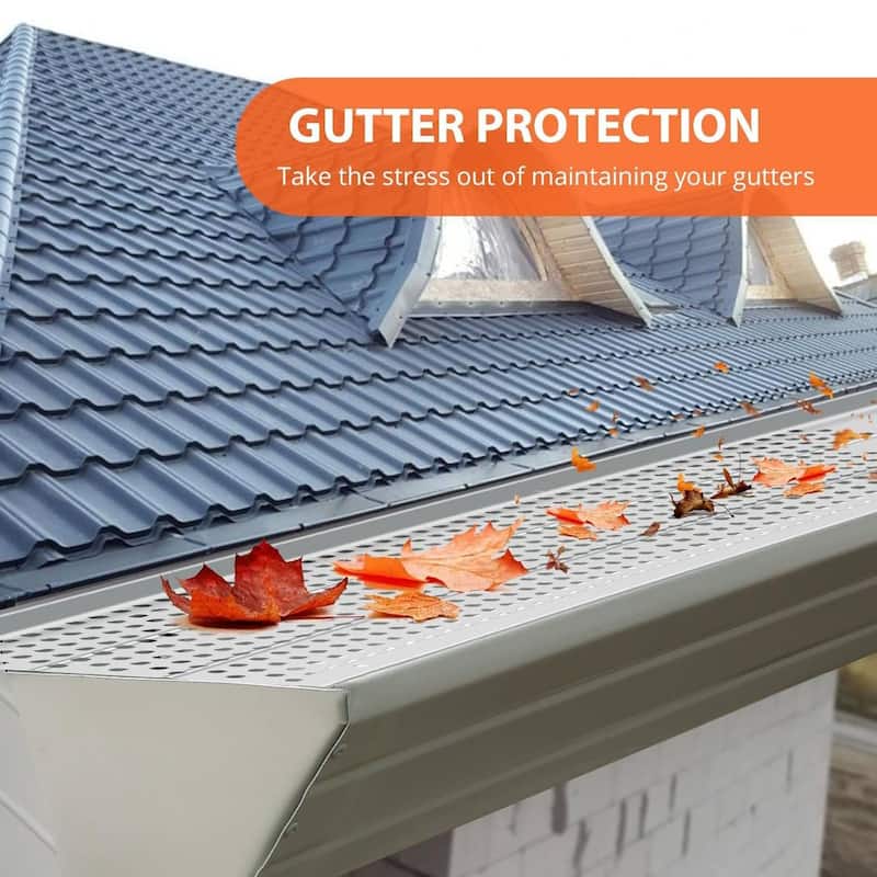 Gutter Guard, Leaf Filter Gutter System fits Any Roof Gutter Type ...