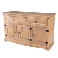 Wood Buffet Sideboard 1 Door 4 Drawers Corona - On Sale - Bed Bath ...