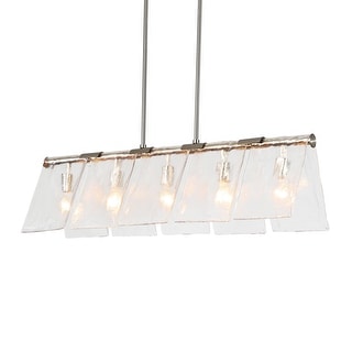 Golden Lighting Serenity 5-light Island Light in Pewter - Bed Bath ...