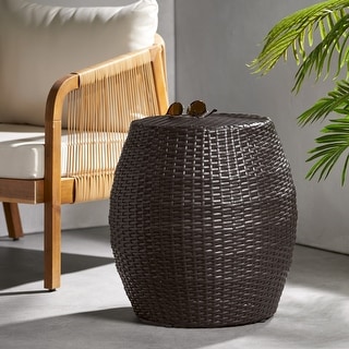 Ottawa Wicker Side Table by Christopher Knight Home - On Sale - Bed ...