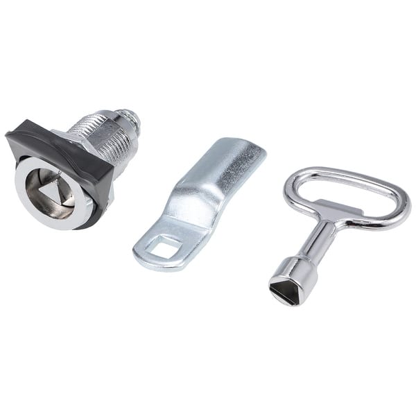 Triangle Cam Lock 22mm Cylinder Dia 49mm Long Cam Keyed Alike 4Pcs ...