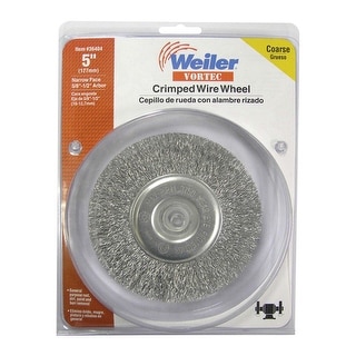 Weiler 36404 Coarse Crimped Wire Wheel, 5" - Bed Bath & Beyond - 19892168