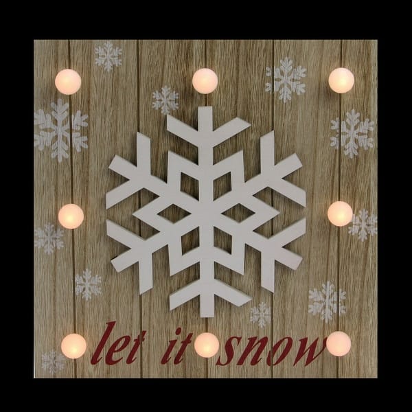 snowflake wall light