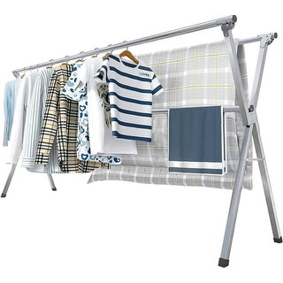 Heavy Duty Stainless Steel Drying Rack - 94 inches - Bed Bath & Beyond ...