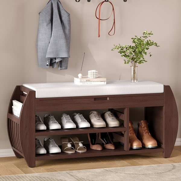 open entryway bench