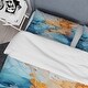 Designart "Aqua Dream rush flow 1" Abstract Collages Bedding Cover Set ...