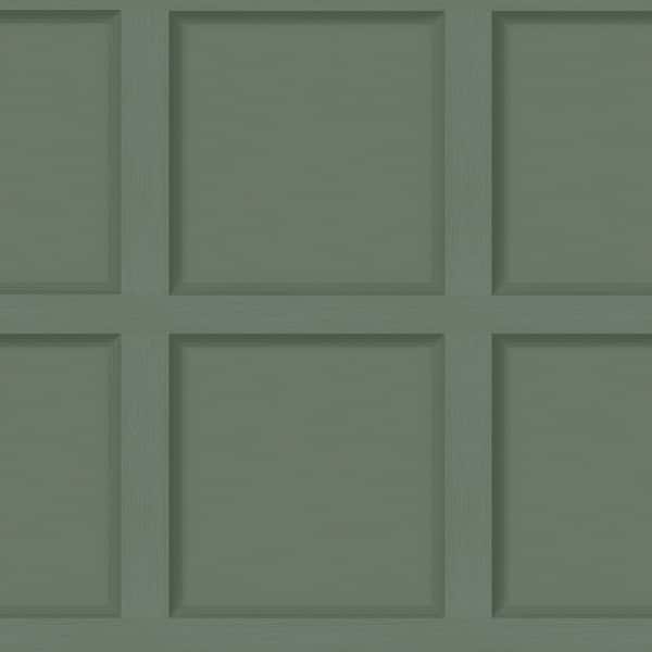Modern Faux Wood Panel Non-Pasted Wallpaper - 396 in x 20.8 in - Bed ...