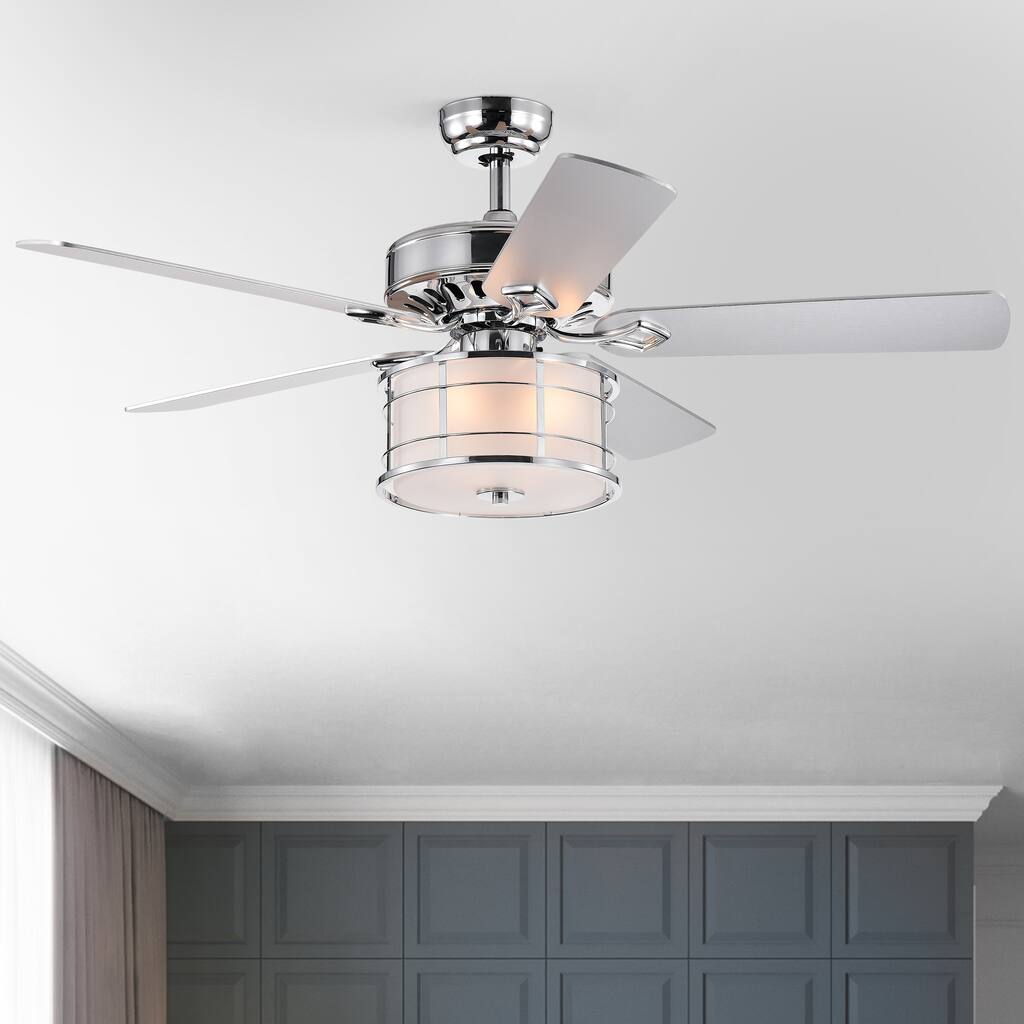 52" Canopus 5 Blade Chandelier Ceiling Fan with Remote Control and ...