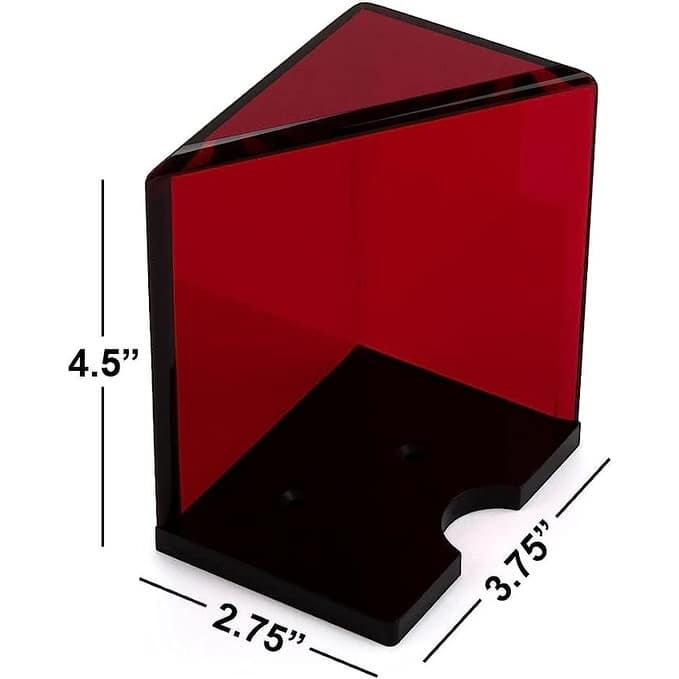 GSE™ 6-Deck Acrylic Blackjack Discard Tray, Casino Grade Discard Holder ...