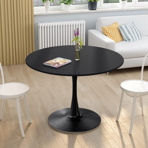 Round Dining Table with Round MDF Table Top - Bed Bath & Beyond - 36530104