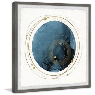 'Moon Orbit' Framed Painting Print - Bed Bath & Beyond - 36081909