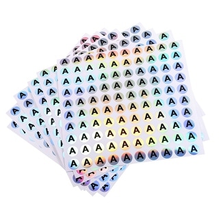 Capital Letter Stickers, Alphabet A Round Self-Adhesive Letter Labels ...