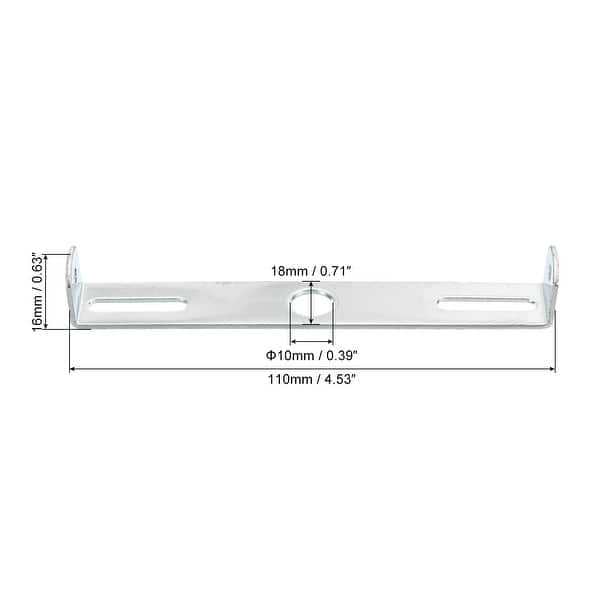 Ceiling Light Plate Lighting Fixture Mounting Bracket, 2 Set - Silver ...